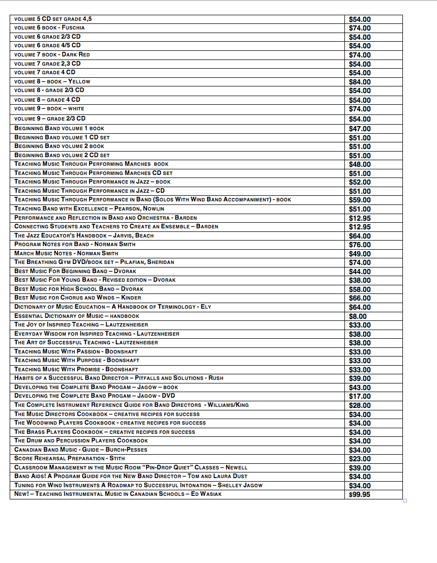 Catalogue – Music Direct Ltd